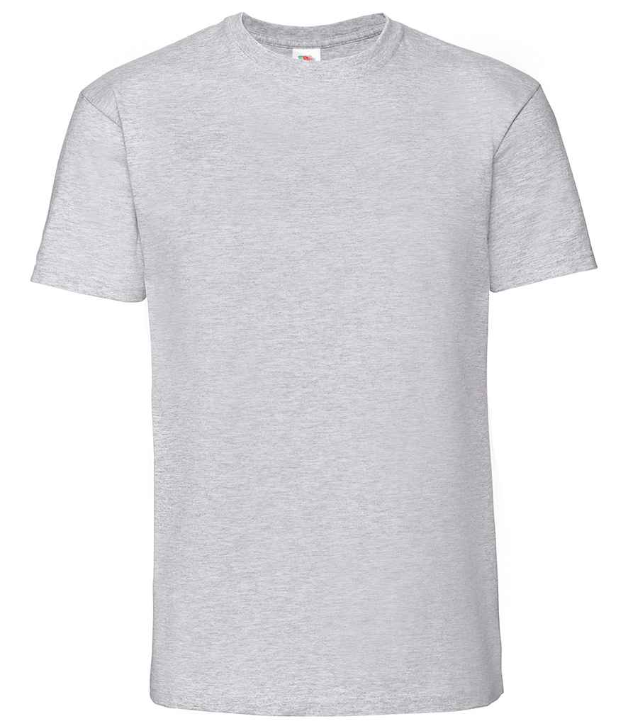 Fruit of the Loom Iconic 195 T-Shirt | Heather Grey – Platinum ...